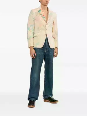 Junya Watanabe Faded Effect Denim Jeans