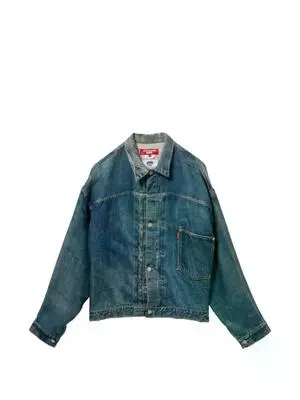 Junya Watanabe X Levi's Printed Denim Jacket - Blue