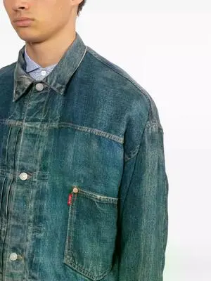 Junya Watanabe X Levi's Printed Denim Jacket - Blue