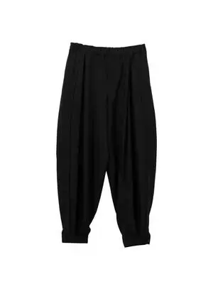 Comme Des Garçons Pleated Trousers - Black