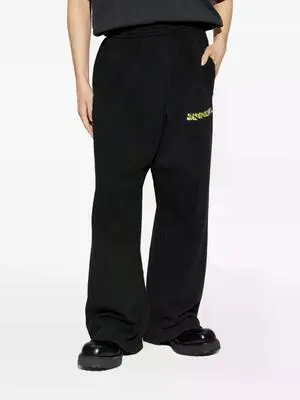 Balenciaga Logo-print Wide-leg Track Pants