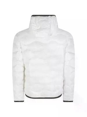 BLAUER. Hooded Zip Jacket - White