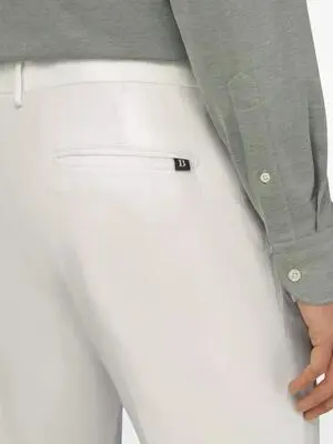 Boggi Milano Logo-detail Trousers - White