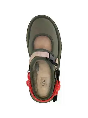 UGG Bea Mary Jane Wildwood Platform Slippers - Green