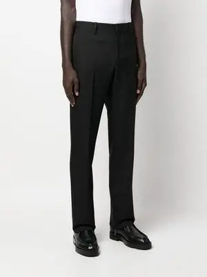 Off-White Straight-leg Trousers With Paperclip Detail