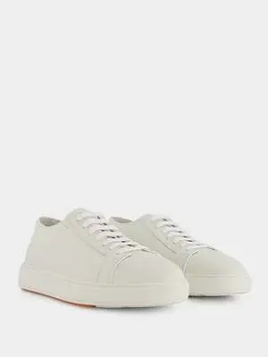 Santoni Leather Low-top Sneakers