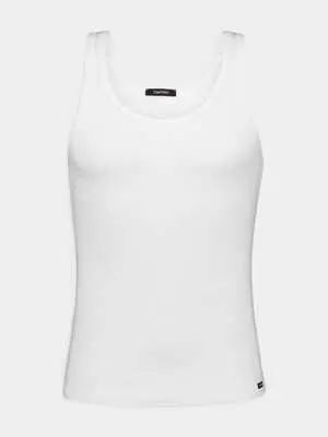 TOM FORD Cotton And Modal Tank Top - White