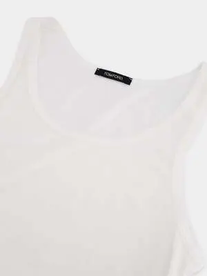 TOM FORD Cotton And Modal Tank Top - White