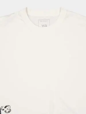 Y3 Chalk Gfx Cotton T-shirt - White
