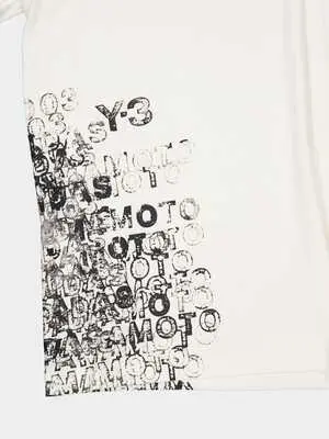 Y3 Chalk Gfx Cotton T-shirt - White