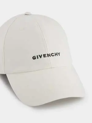 Givenchy 4g Embroidered Cap - White