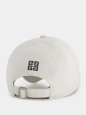 Givenchy 4g Embroidered Cap - White