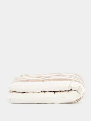 Madam Stoltz Printed Cotton Mattress - White