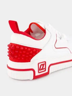 CHRISTIAN LOUBOUTIN Astroloubi Low-top Leather Sneakers - White