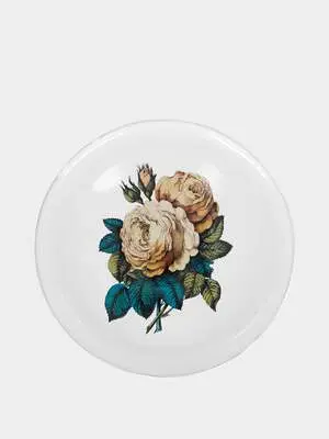 ASTIER DE VILLATTE Sepia Rose Dinner Plate - White