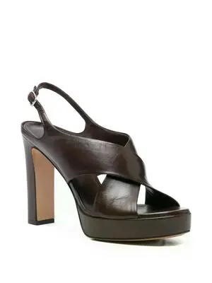 GUGLIELMO ROTTA Crossover-strap Platform Sandals