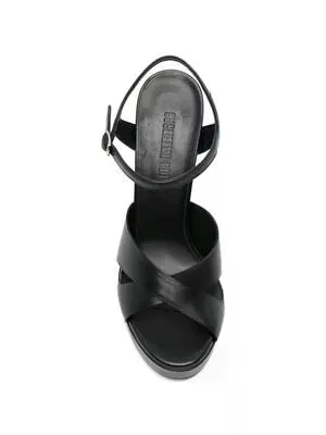 GUGLIELMO ROTTA Criss-cross-strap Platform Sandals