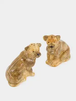 QUAIL CERAMICS Border Terrier Salt And Pepper Set