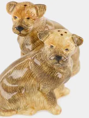 QUAIL CERAMICS Border Terrier Salt And Pepper Set