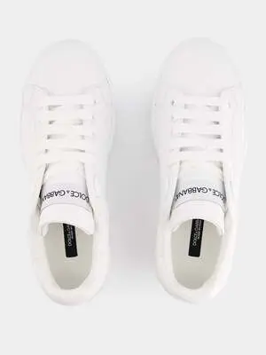 Dolce & Gabbana Portofino Calfskin Sneakers