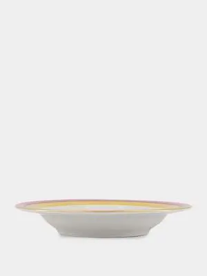 La DoubleJ Rainbow Soup/pasta Plate - Yellow