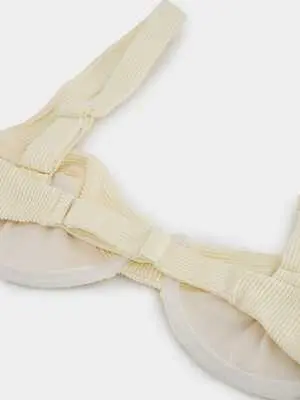 HAIGHT. Ribbed Gaia Top - White