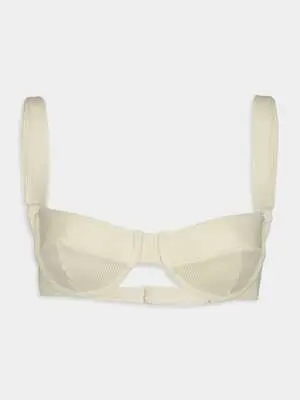 HAIGHT. Ribbed Gaia Top White