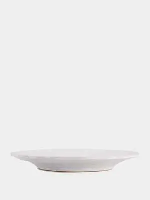 LES-OTTOMANS Handpainted Ceramic Christmas Dinner Plate - White