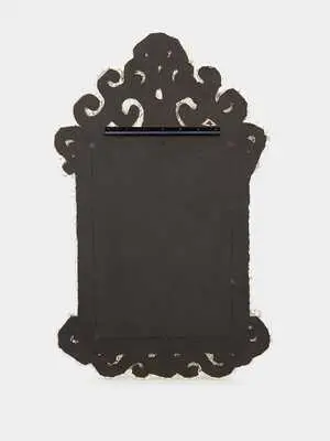LES-OTTOMANS Ornate Handmade Shell Mirror