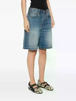 R13 Five-pocket Denim Shorts - Blue