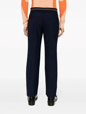Off-White Mid-rise Stripe-detail Trousers - White