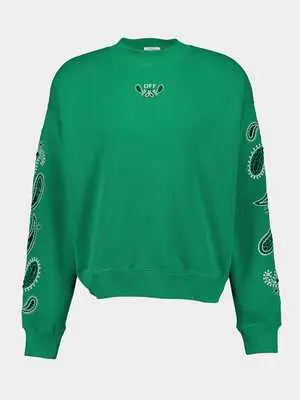 Off-White Bandana Arrow Crewneck - White