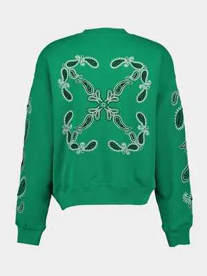 Off-White Bandana Arrow Crewneck - White
