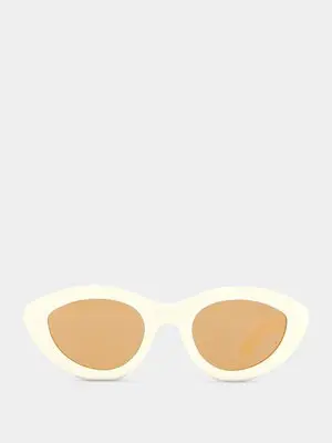 RETROSUPERFUTURE Cocca Panna Cat-Eye Sunglasses White