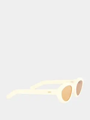 RETROSUPERFUTURE Cocca Panna Cat-eye Sunglasses - White