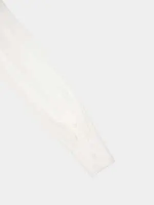 Valentino Garavani Scarf-detail Silk Shirt - White