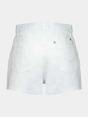 Givenchy Slim Fit Denim Shorts - White