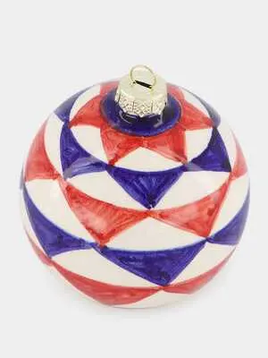 LES-OTTOMANS Ceramic Christmas Ball - White