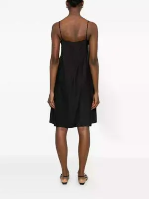 THE ROW Lace-panel Midi Dress