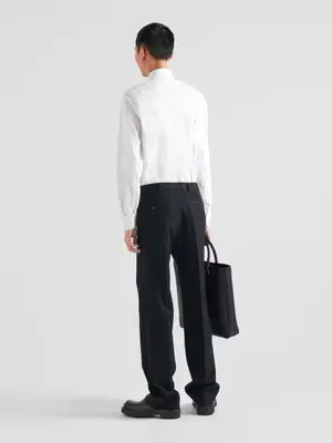 Prada Stretch Cotton Slim Shirt