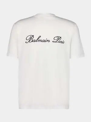 Balmain Embroidered Signature T-shirt - White