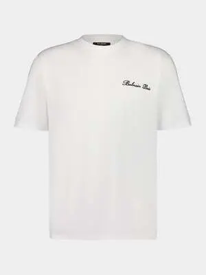 Balmain Embroidered Signature T-shirt
