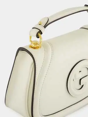 Gucci Leather Blondie Medium Bag - White