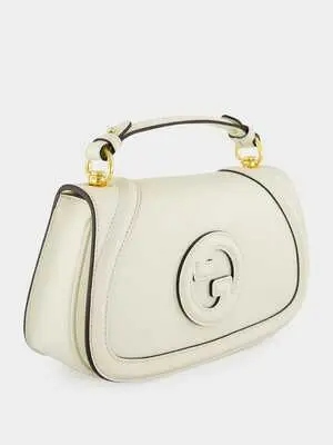 Gucci Leather Blondie Medium Bag - White