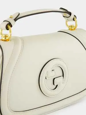 Gucci Leather Blondie Medium Bag - White