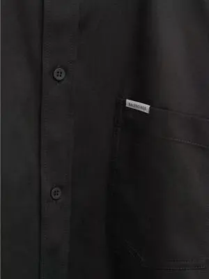Balenciaga Logo Pocket Short-sleeve Shirt