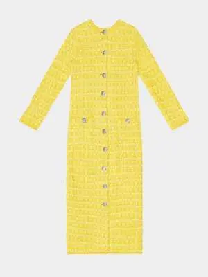 Balenciaga Back To Front Dress - Yellow