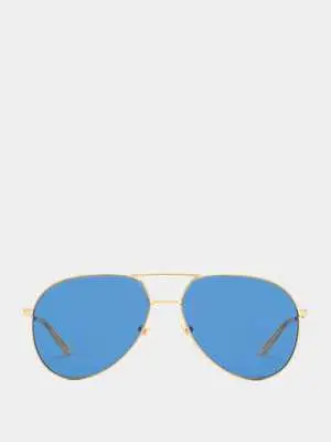 Gucci Aviator Sunglasses - Yellow