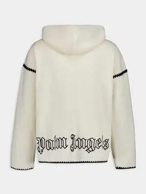 Palm Angels Monogram Zip-up Wool Jacket