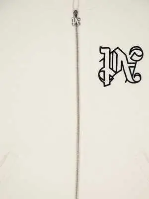 Palm Angels Monogram Zip-up Wool Jacket